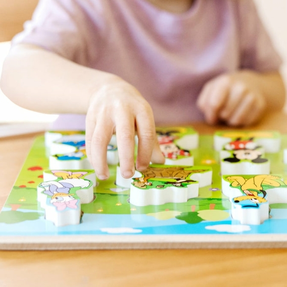 Melissa & Doug | Toys | Melissa Doug Disney Mickey Mouse Wooden Chunky ...